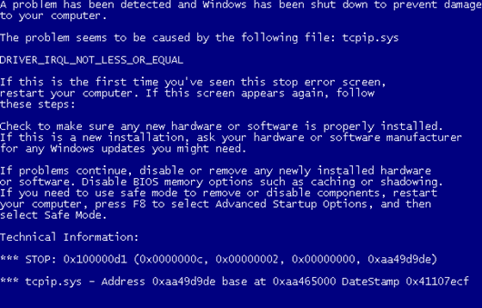 View Blue Screen Crash Information With BlueScreenView | SparksSpace
